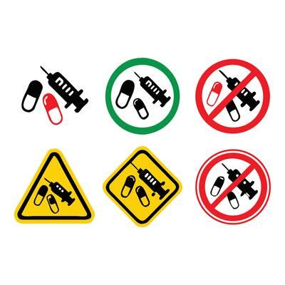 Medication Warning Vector Art Icons And Graphics For Free Download