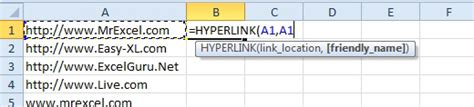 Pasted Urls Dont Become Hyperlinks Excel Tips Mrexcel Publishing