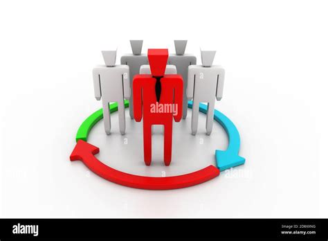 Team Flow Chart Stock Photo Alamy