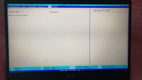 No Bootable Device With My Acer Swift SF114 32 P5FF Acer Community