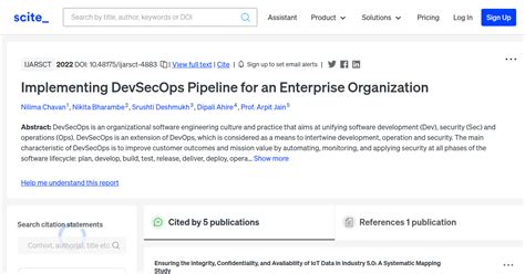 Implementing Devsecops Pipeline For An Enterprise Organization