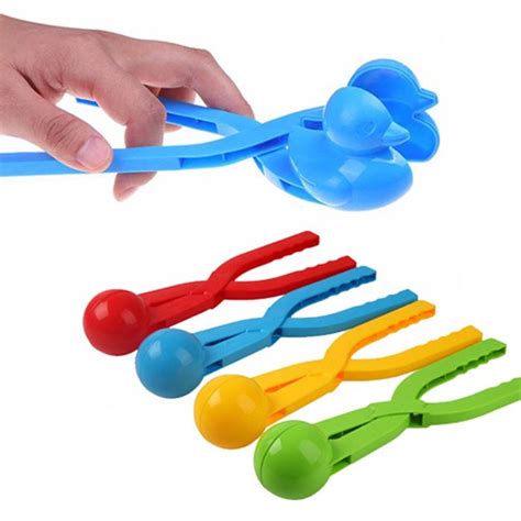 스노우볼 메이커 눈뭉치 제조기 집게 [2종 축구공 모양 눈오리 눈사람 오리 뭉치기 눈 틀 뭉치 만들기] 감도 깊은 취향 셀렉트샵 29cm