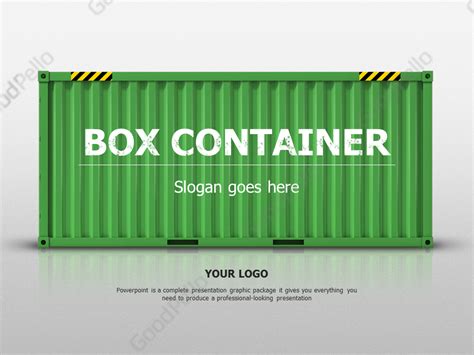 Container Ppt 고퀄리티 프레젠테이션 템플릿 굿펠로