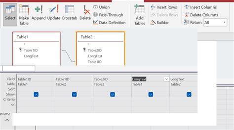 Ms Access How Do I Update A Long Text Field In From A Long Text Field
