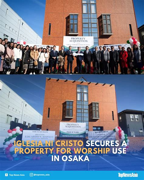 Top Iglesia Ni Cristo Secures A Property For Worship Use In Osaka