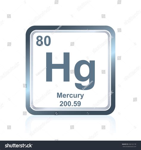 Mercury Element Symbol Hg