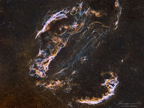 Bi Color Cygnus Loop Rastrophotography