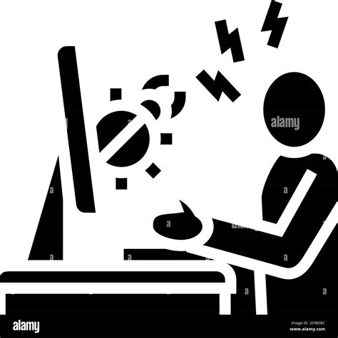 Sysadmin Fixing Debug Glyph Icon Vector Illustration Stock Vector Image