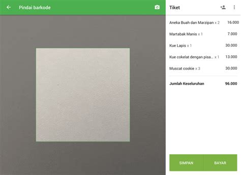 Barcode Scanning Dengan Kamera Built In
