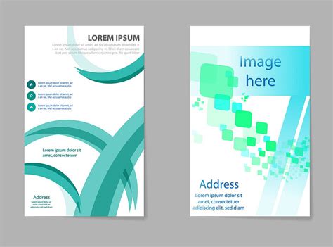 Brochure Template Design With Cubes And Abstract Vector Eps Ai Uidownload