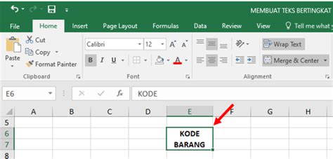 Latihan Soal Excel Membuat Garis Diagonal Dengan Teks Bertingkat