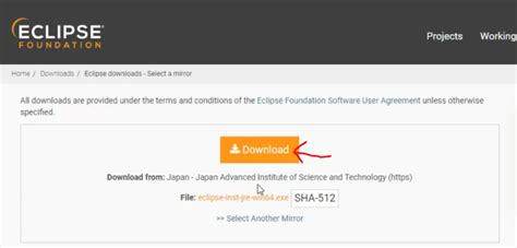 Step 2 Now After Downloading Eclipse Just Simply Double Click On The Installation File To