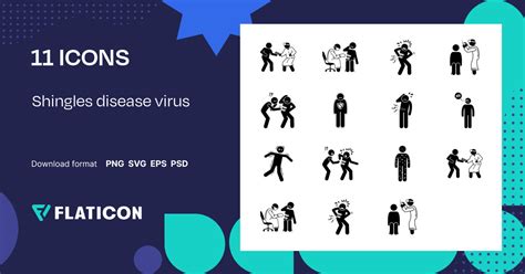 Shingles Disease Virus Icon Pack 11 Svg Icons