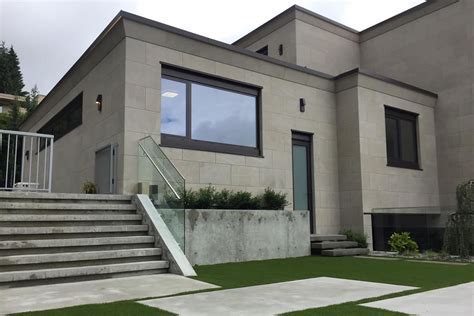 Limestone Building Facade