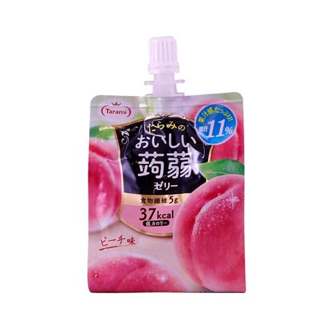 Tarami Oishii Peach Flavour Konjac Jelly Drink 150g Tarami Brands
