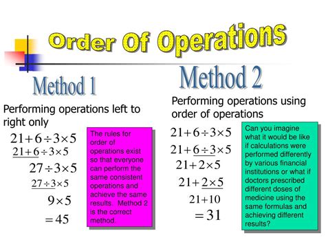 Ppt Order Of Operations Powerpoint Presentation Free Download Id
