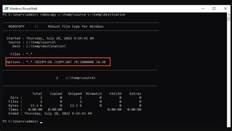 How To Copy Files Over The Network Using Robocopy On Windows 11