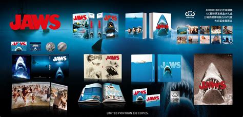 Jaws 4K Blu Ray UHD Club Exclusive China Hi Def Ninja Pop Culture Movie