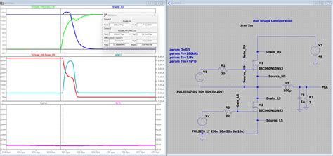 Power Electronics Simulation Problem In Half Bridge Leg Of An Inverter Electrical