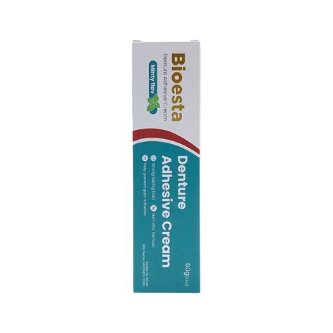 [oralcare] [polident][multident] Bioesta [60g] [20g] Denture Adhesive Cream Shopee Malaysia