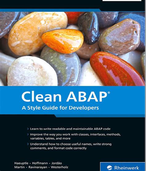 英文版 Sap Press Clean Abap A Style Guide For Developers 共351页 2021年编著