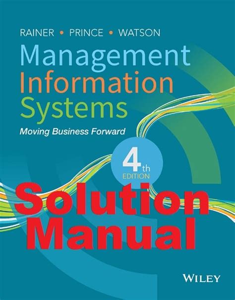 Solution Manual For Management Information Systems Kelly Rainer Brad
