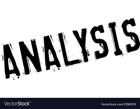 Analysis Rubber Stamp Royalty Free Vector Image