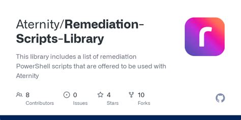 github aternity remediation scripts library this library includes a