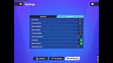 Best 1v1 Lol Controller Settings Youtube