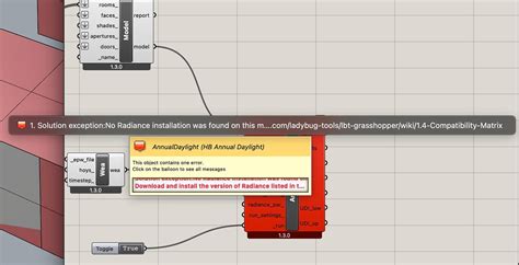 Help Ladybug Radiance Not Found Grasshopper Mcneel Forum