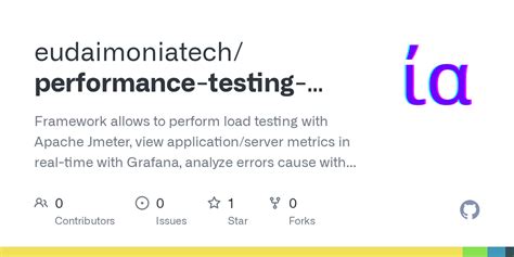 Github Eudaimoniatechperformance Testing Framework 1 Framework Allows To Perform Load