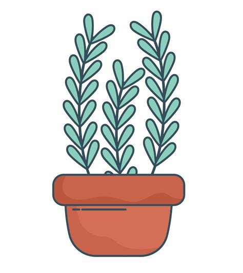 Red Plant Pot 21380866 Vector Art At Vecteezy