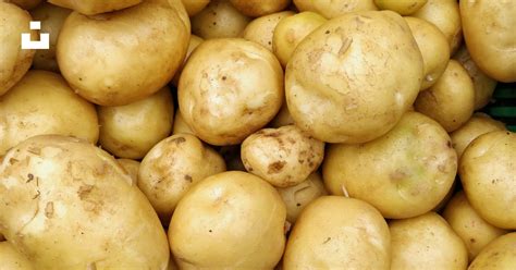 나란히 앉아있는 감자 더미 사진 Unsplash의 무료 감자 이미지