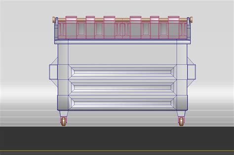 쓰레기 수거통 3d 모델 5 Max Fbx Unknown Obj Free3d