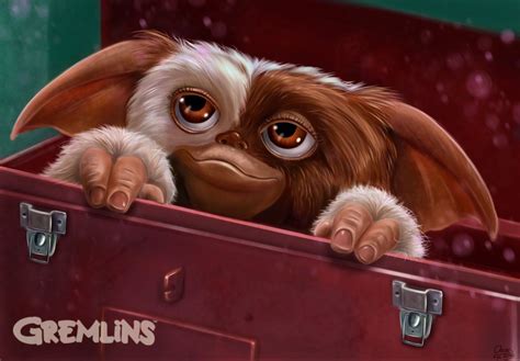 Gizmo Gremlins 1984 By Oscar Art Gremlins Gremlins Art Best Movie