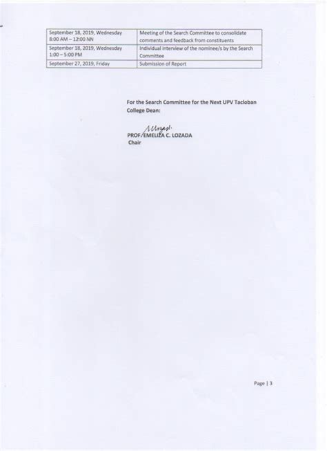 Search For The Next Dean Of The Upv Tacloban College