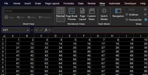 How To Switch To Dark Mode In Microsoft Excel