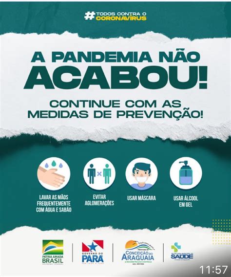 A Pandemia Ainda Não Acabou Prefeitura Municipal De Conceição Do