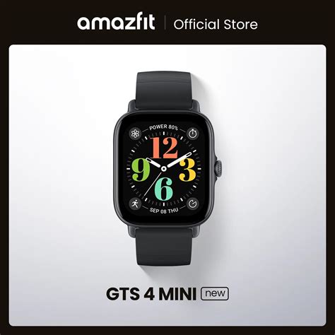 Смарт-часы Amazfit GTS 4 mini со встроенным 24-часовым пульсометром ...