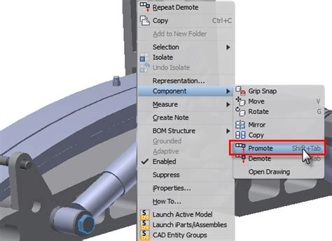 Autodesk Inventor 2013 Promote And Demote Assemblies
