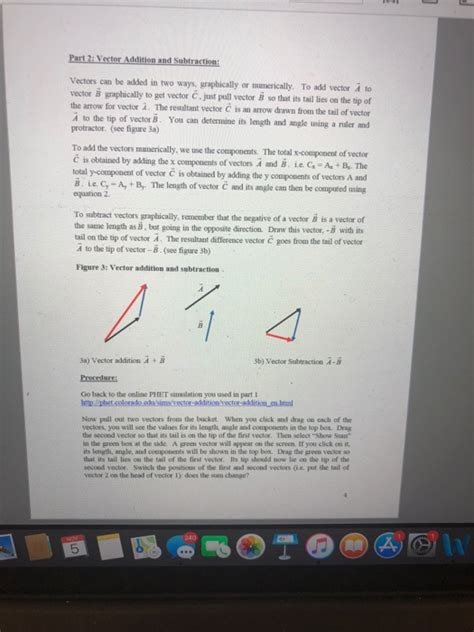 Solved Lab 3 Vectors And Vector Addition Theorve A Vector