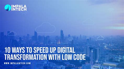 Digitaltransformation Lowcode Techinnovation Businessautomation
