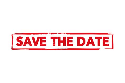 Save The Date Stamp Psd Psdstamps