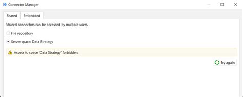 Access Denied To Server Spaces Support Easymorph Community Data Preparation Professionals