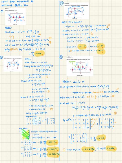Circuit Theory Assignment 3 Pdf Electronic Engineering Electrical Engineering