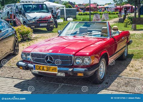 Red Mercedes Benz Convertible