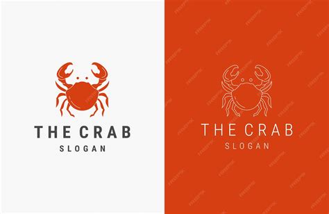 Premium Vector Crab Vector Illustration Logo Style Seafood Restaurant Logo Design
