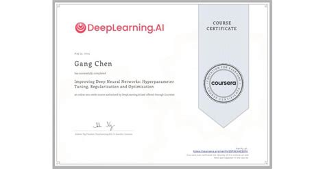 Completion Certificate For Improving Deep Neural Networks