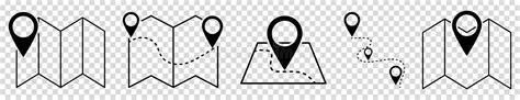 Transparent Map Pointer Icons Stock Illustrations Transparent Map Pointer Icons Stock