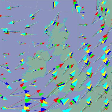 Example Of Temporal Interpolation Of The Thermal Front Parameter By The